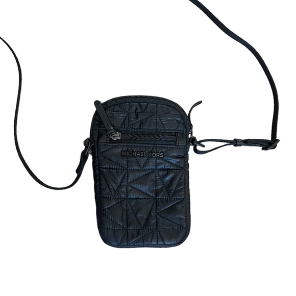 Michael Kors | Bags | Michael Kors Black Quilted Micro Mini Minimalist ...
